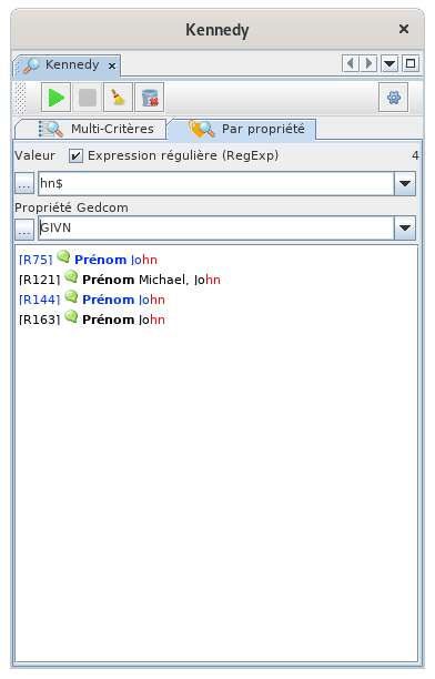 Recherche avancée | Ancestris - Documentation