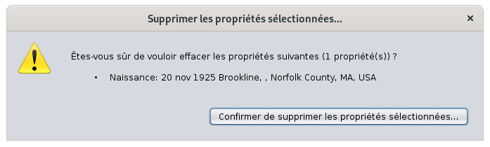 Menu contextuel | Ancestris - Documentation